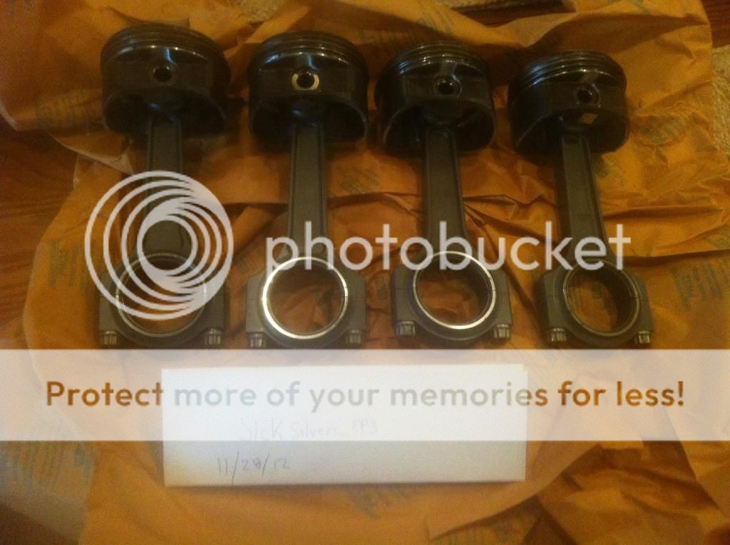 IPS 2.2L Pistons and rods (Cunningham/JE) | Honda / Acura K20a K24a ...