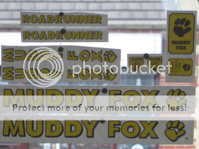 Muddy Fox replacement decals | Retrobike