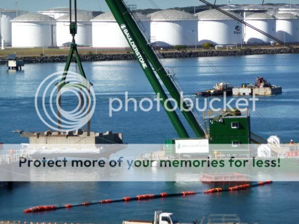 land reclamation,shear leg barge crane and 4600 ringer pics.....pic ...